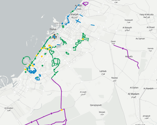 Find UAE's Cycling Tracks